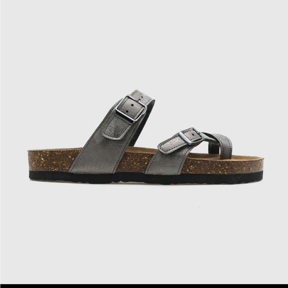 Outwoods | Shoes | Pewter Sandals | Poshmark